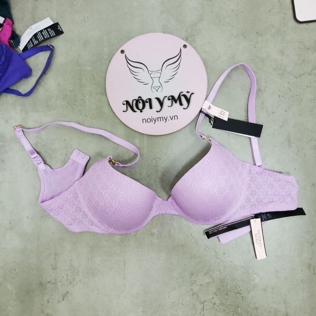 Áo lót Victoria’s Secret nâng nhẹ ẩn gọng ren màu tím 828226qcj – Nội y Mỹ