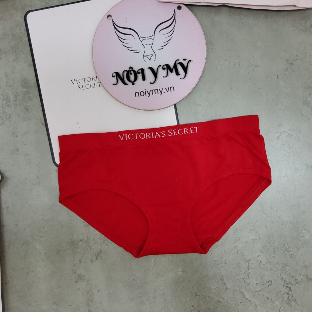 Quần lót Victoria’s Secret nguyên mông thun seamless màu đỏ 11245364 \n ...